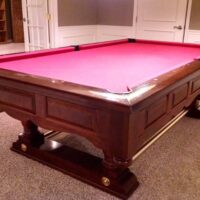 Used Brunswick Prestige Pool Table | 8' Mahogany Finish