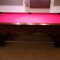 Used Brunswick Prestige Pool Table | 8' Mahogany Finish