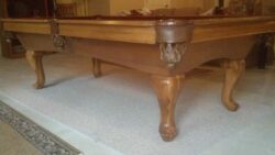 Used 7' Proline Pool Table in Solid Maple For Sale